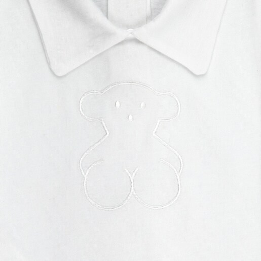 Body cuello polo Rise blanco . | TOUS