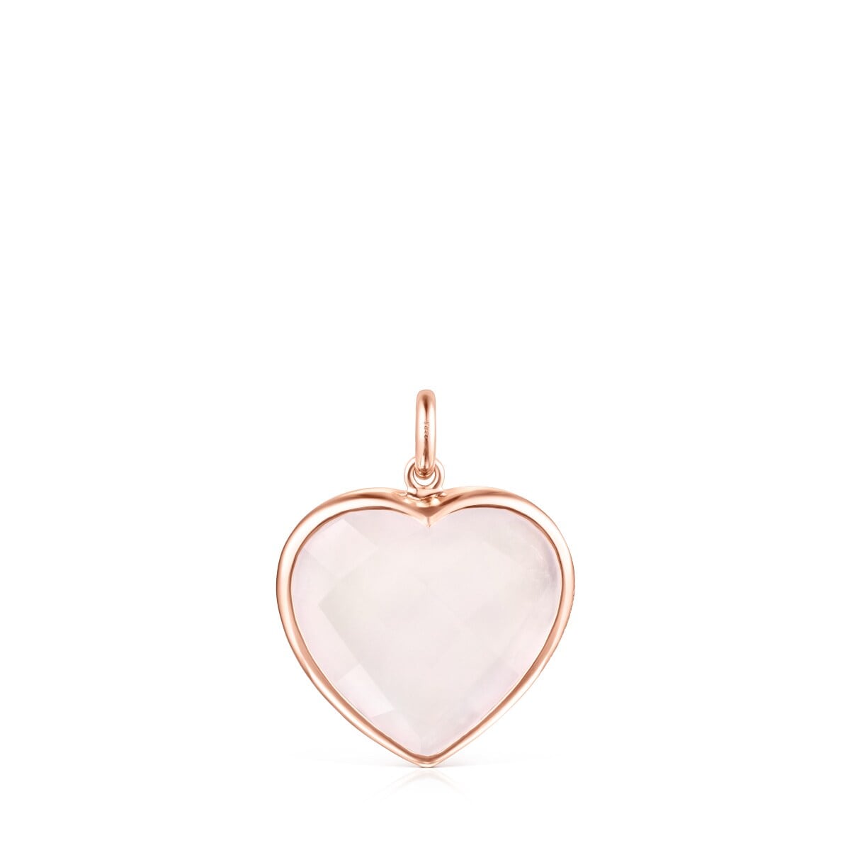 Pingente Sweet Dolls Color em Prata Vermeil rosa e Quartzo rosa | TOUS