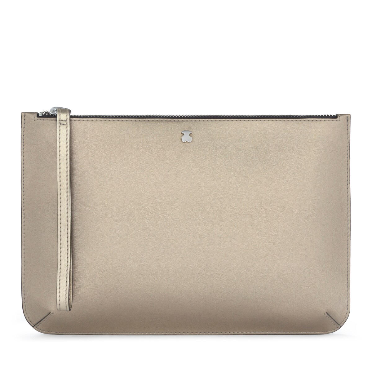 Gold-colored Dorp Clutch-Wallet | TOUS