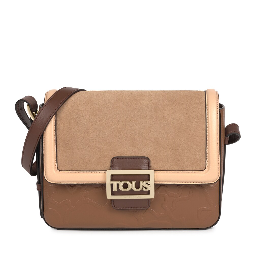 Medium brown Leather TOUS Icon Crossbody bag | TOUS