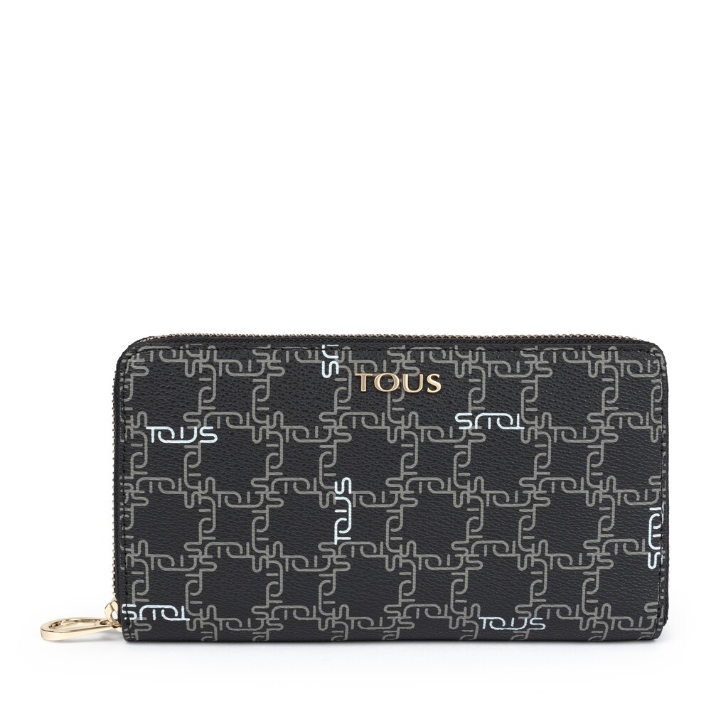 Medium black TOUS Logogram wallet | TOUS