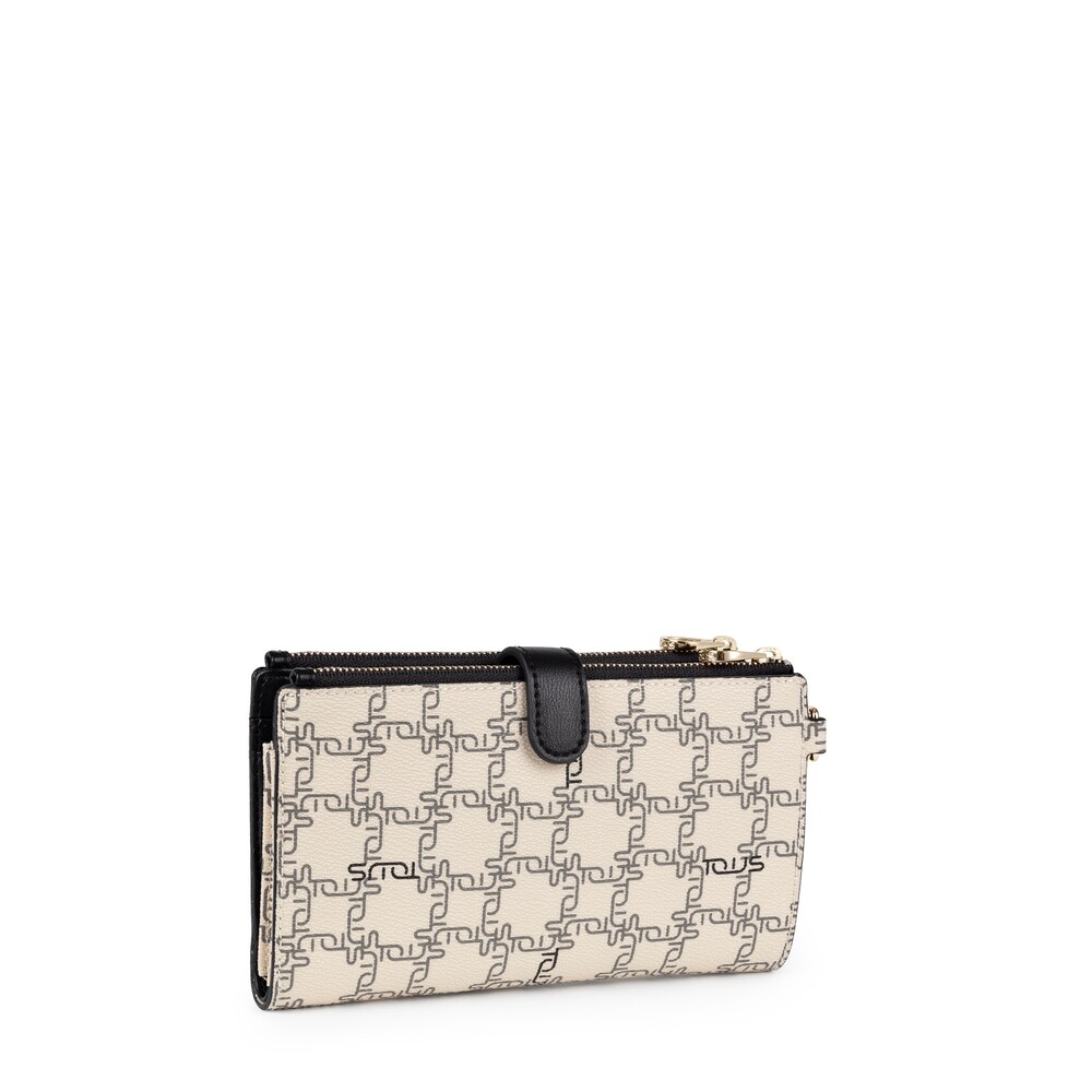 Beige New TOUS Logogram Clutch-wallet | TOUS