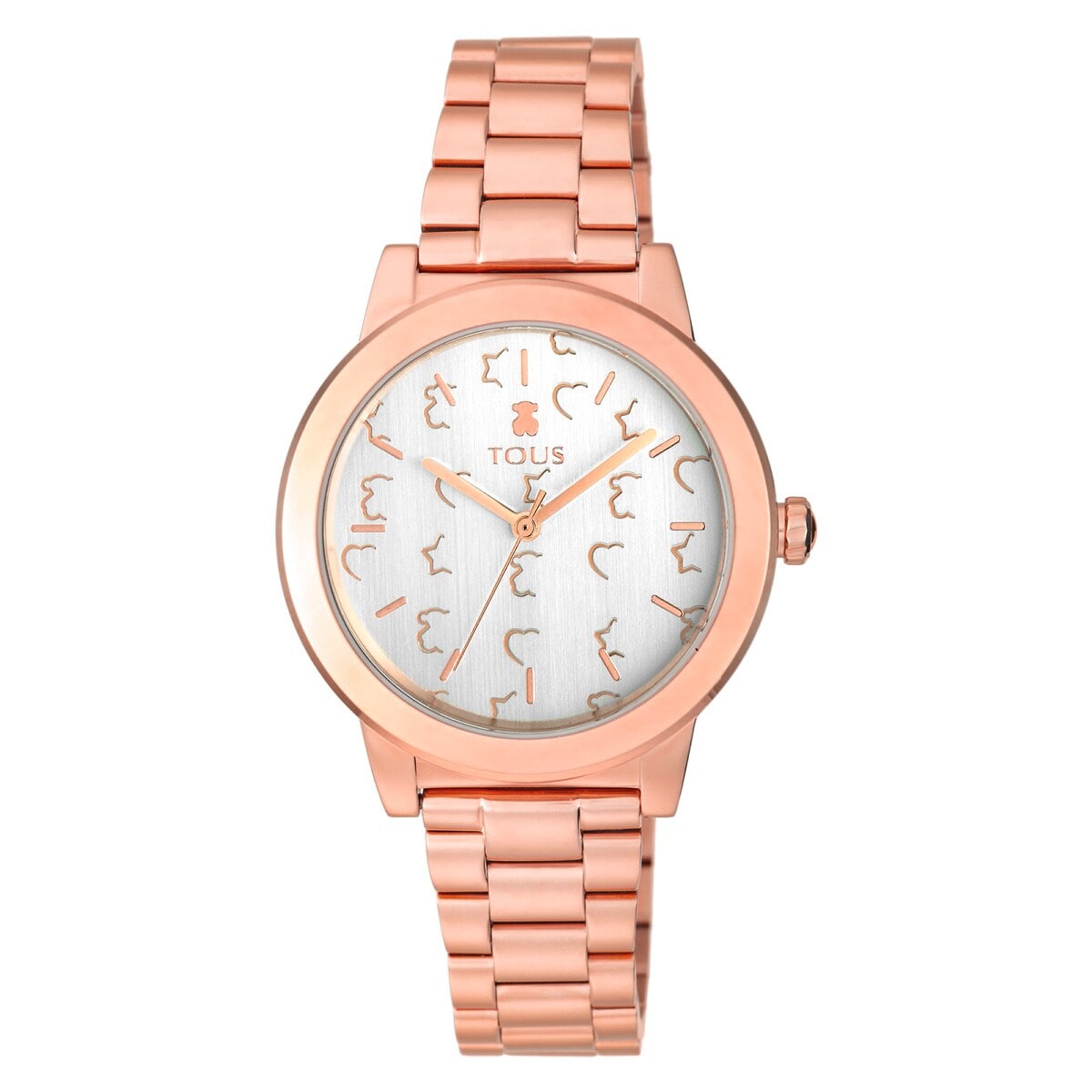 Pink IP steel Glazed Watch | TOUS