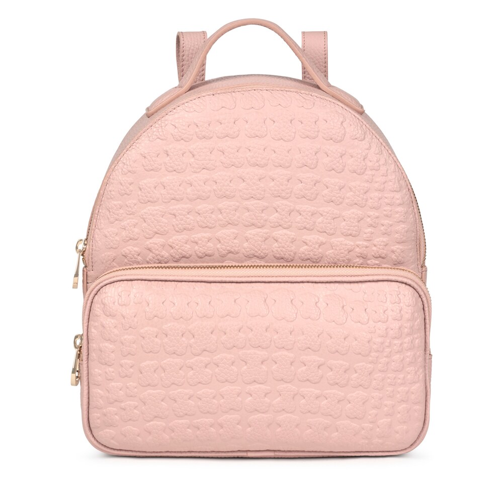 Pink Leather Sherton Backpack | TOUS