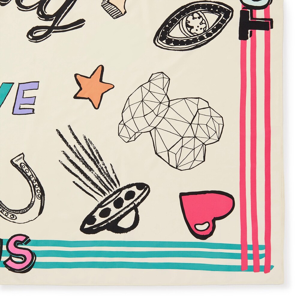 Square multi-colored TOUS Samba Scarf | TOUS