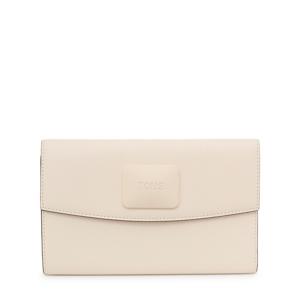 Large beige Flap Wallet TOUS Lucia | TOUS