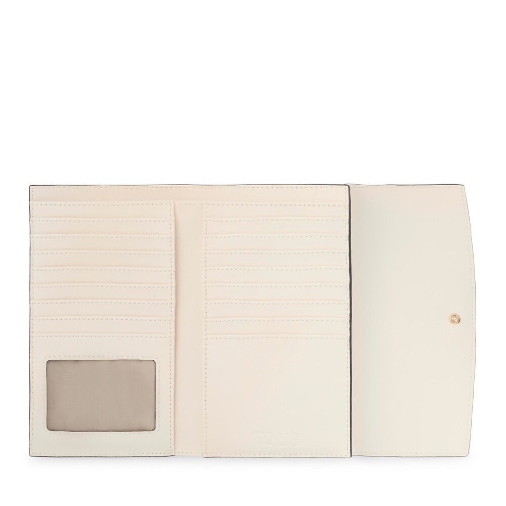 Large beige Flap Wallet TOUS Lucia | TOUS