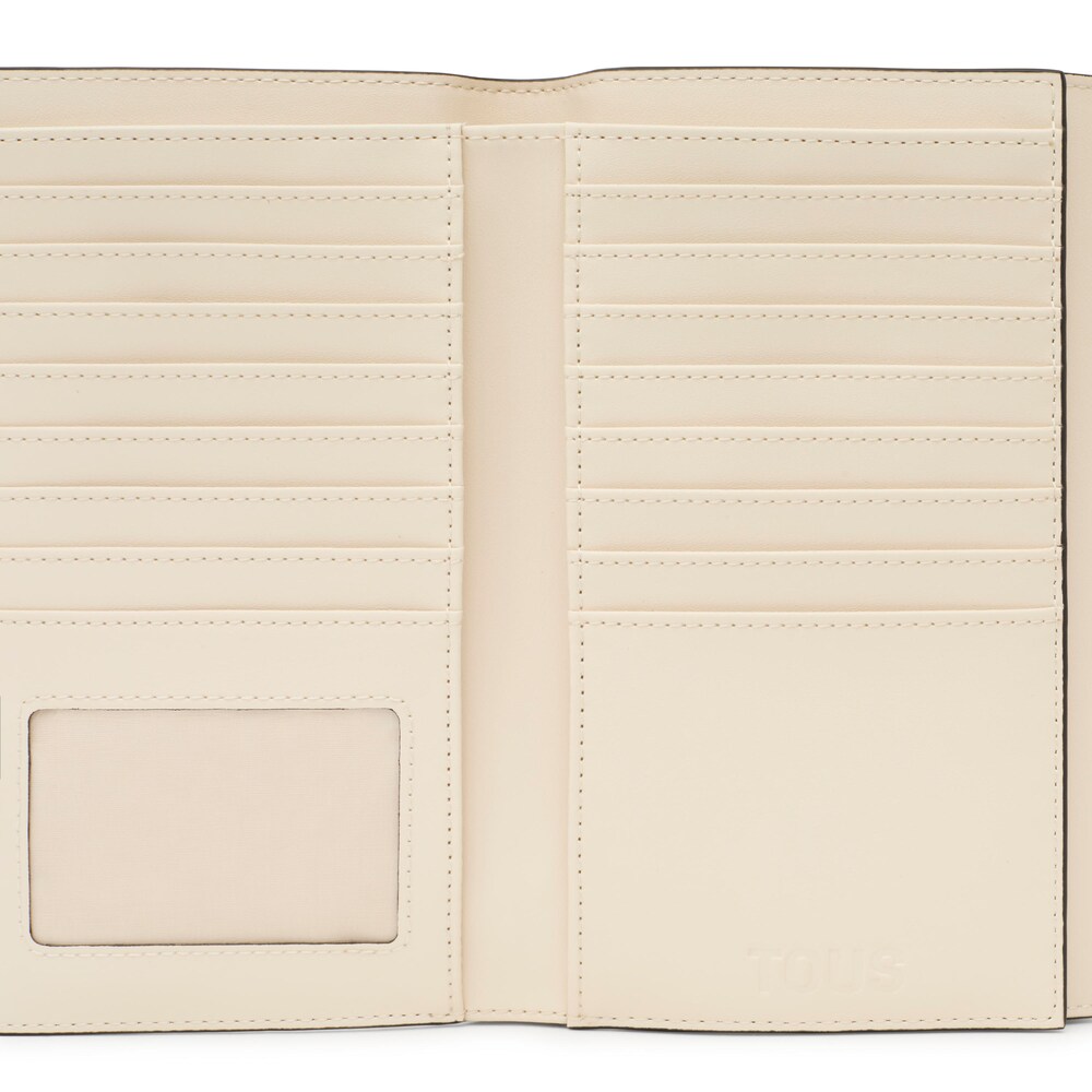 Large beige Flap Wallet TOUS Lucia | TOUS