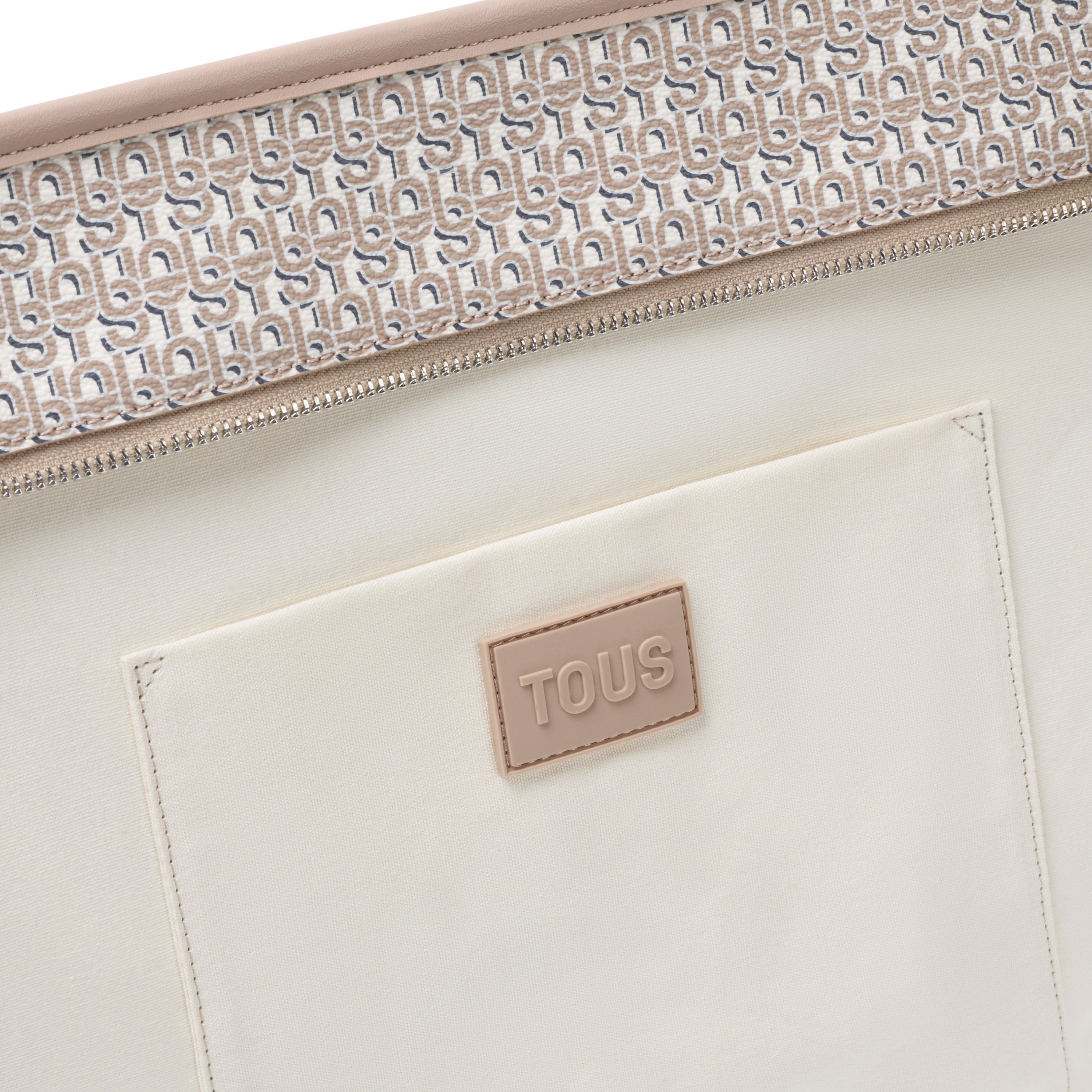 Large taupe Tote bag TOUS MANIFESTO | TOUS