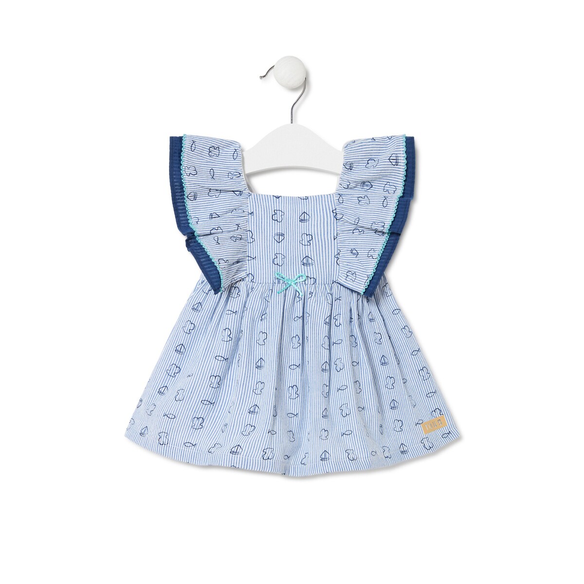 Girl s dress in Boat sky blue | TOUS