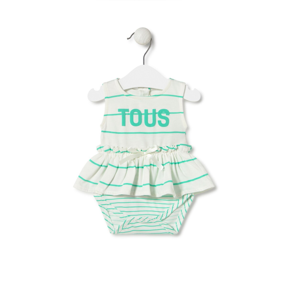 Baby girl s bodysuit with skirt in Vibrant green | TOUS