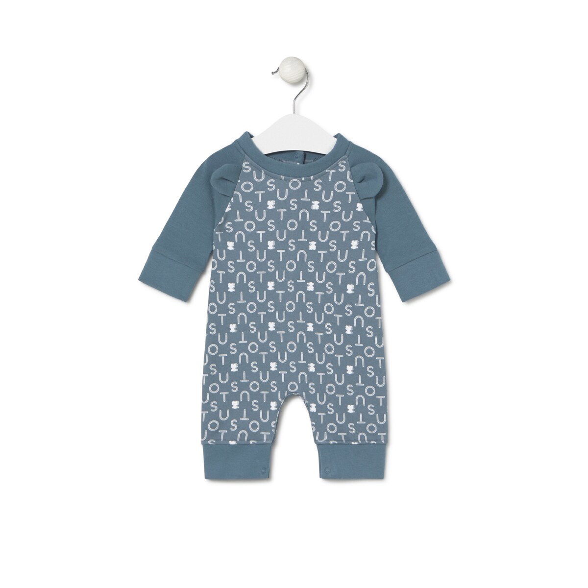 Baby playsuit in Soft navy blue | TOUS