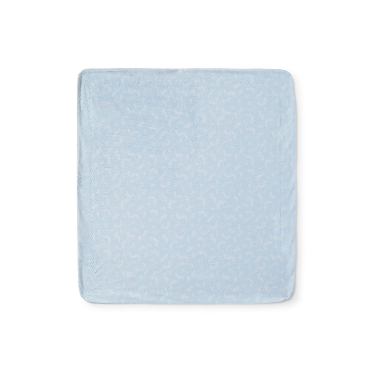 Short-pile fleece baby blanket in Arc sky blue | TOUS