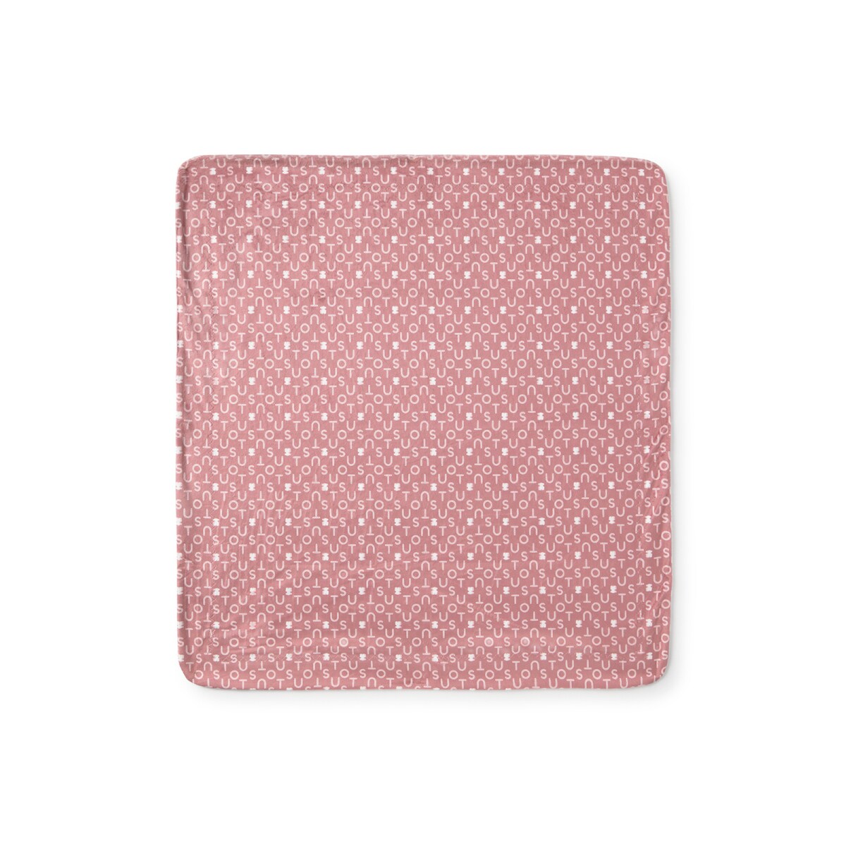 Short-pile fleece baby blanket in Soft pink | TOUS
