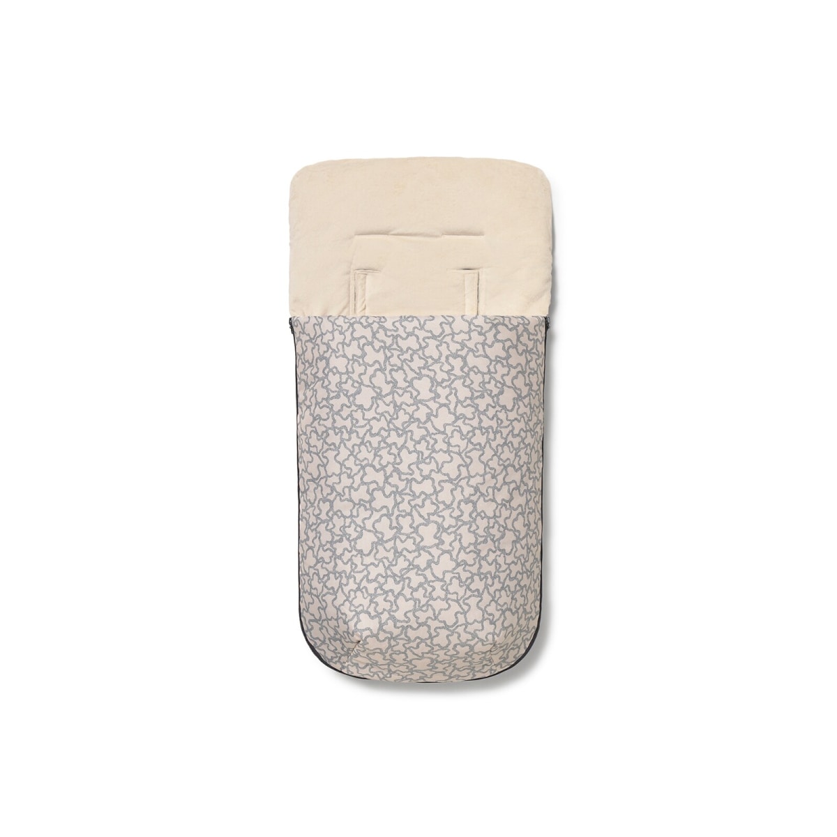 Footmuff for pushchair in Tec Kaos beige | TOUS