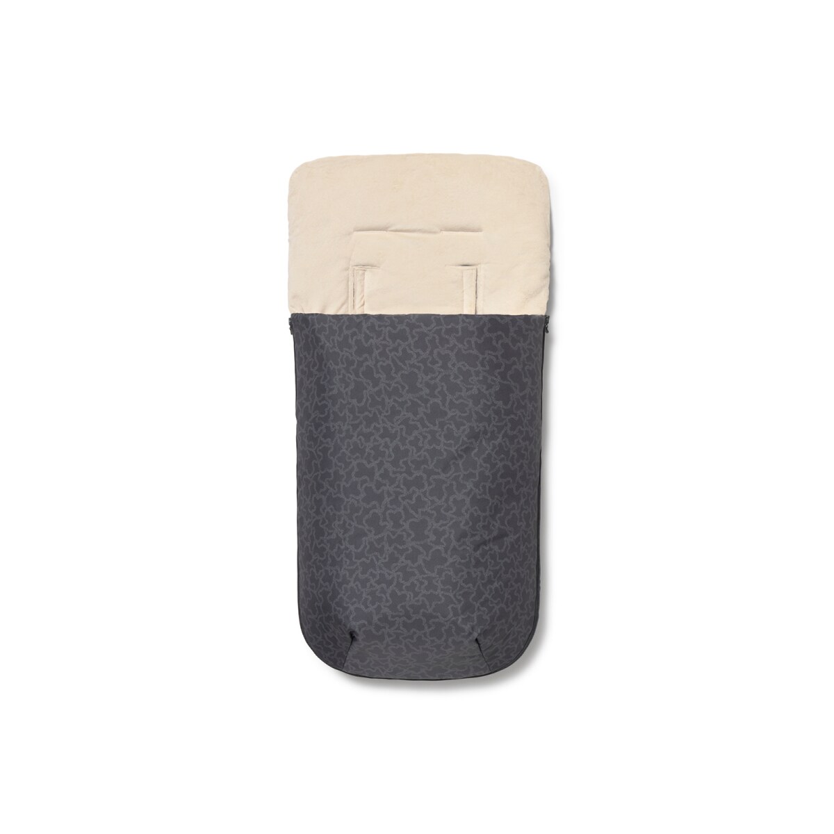 Footmuff for pushchair in Tec Kaos grey | TOUS