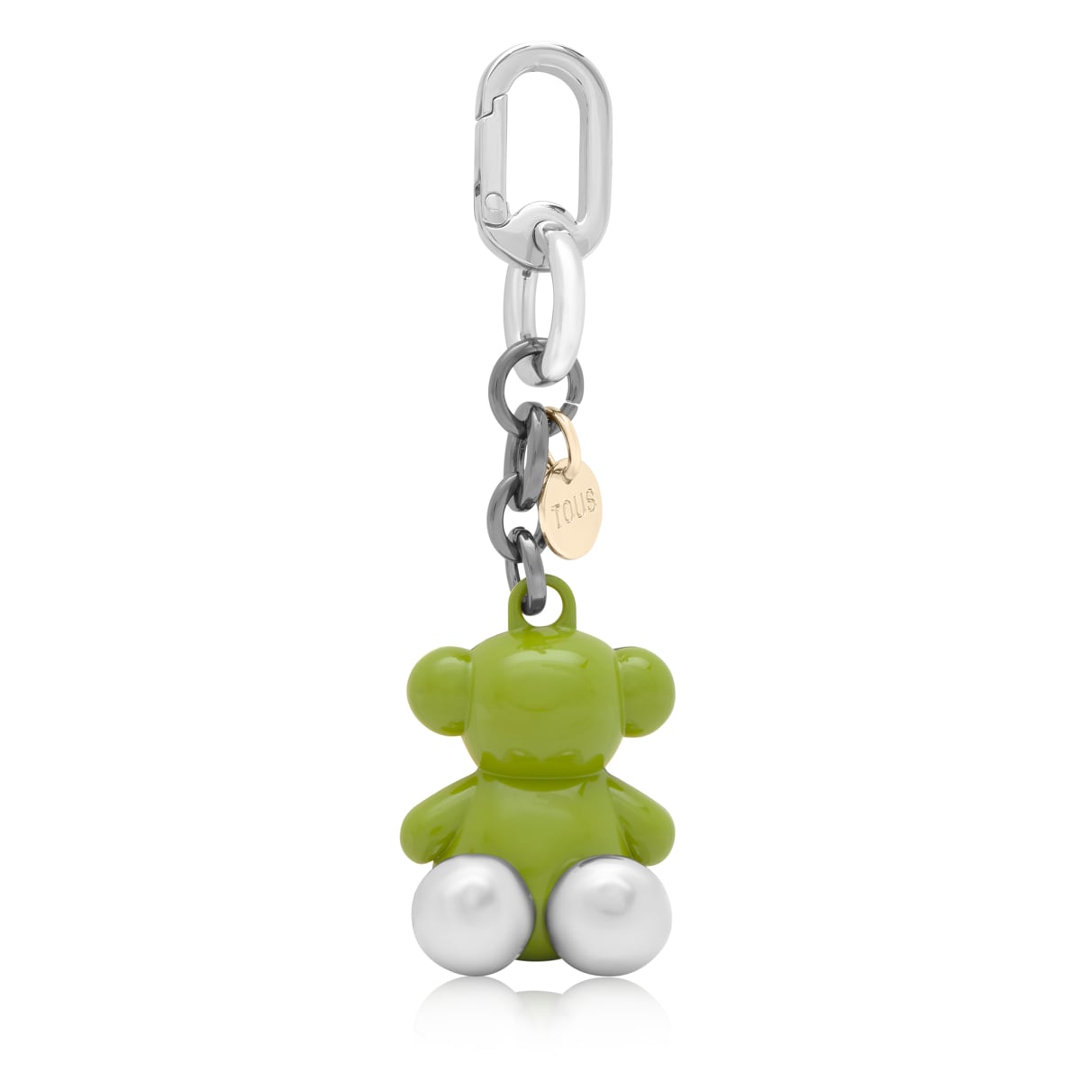 Green and yellow metal Key ring Bold Bear | TOUS