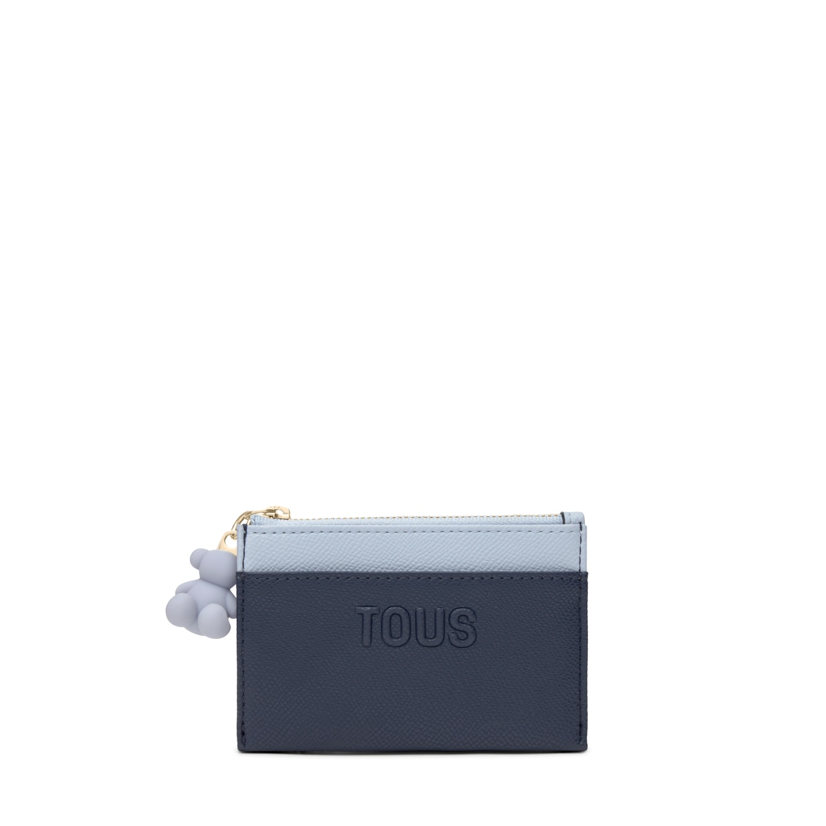 Navy blue Change purse-cardholder TOUS Audree Saffiano | TOUS