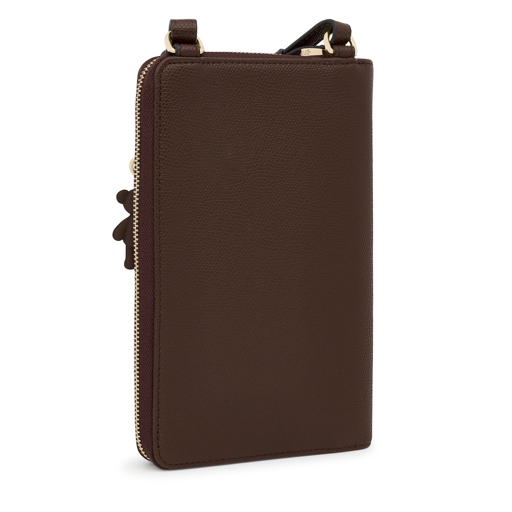 Brown TOUS Funny Hanging phone pouch with wallet | TOUS
