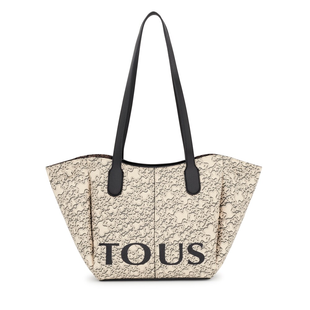 Small beige TOUS Kaos Mini Terra Tote Bag | TOUS