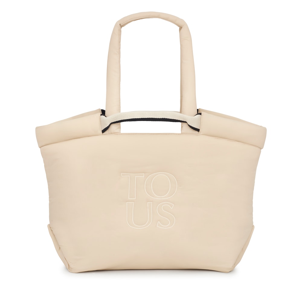 Large beige TOUS Balloon Soft Tote bag | TOUS