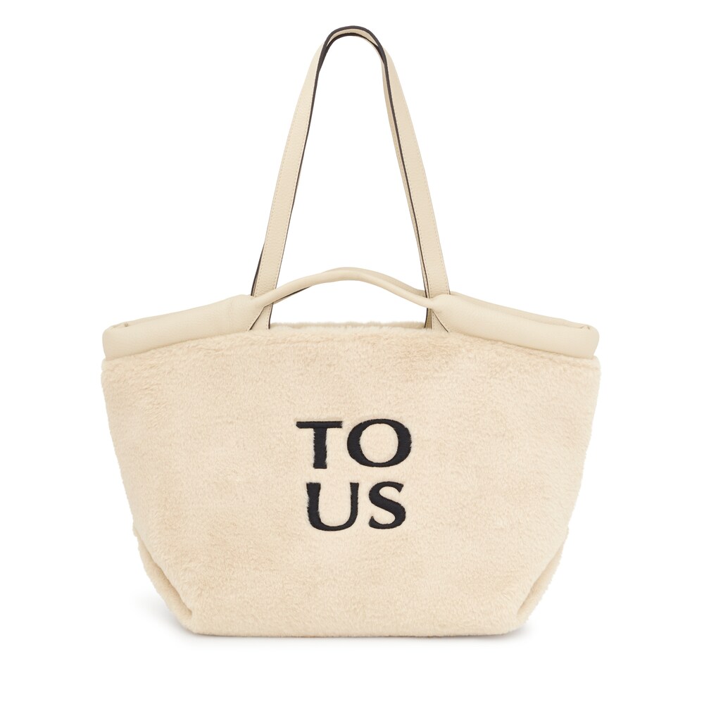 Large beige TOUS Balloon Wild Tote bag | TOUS
