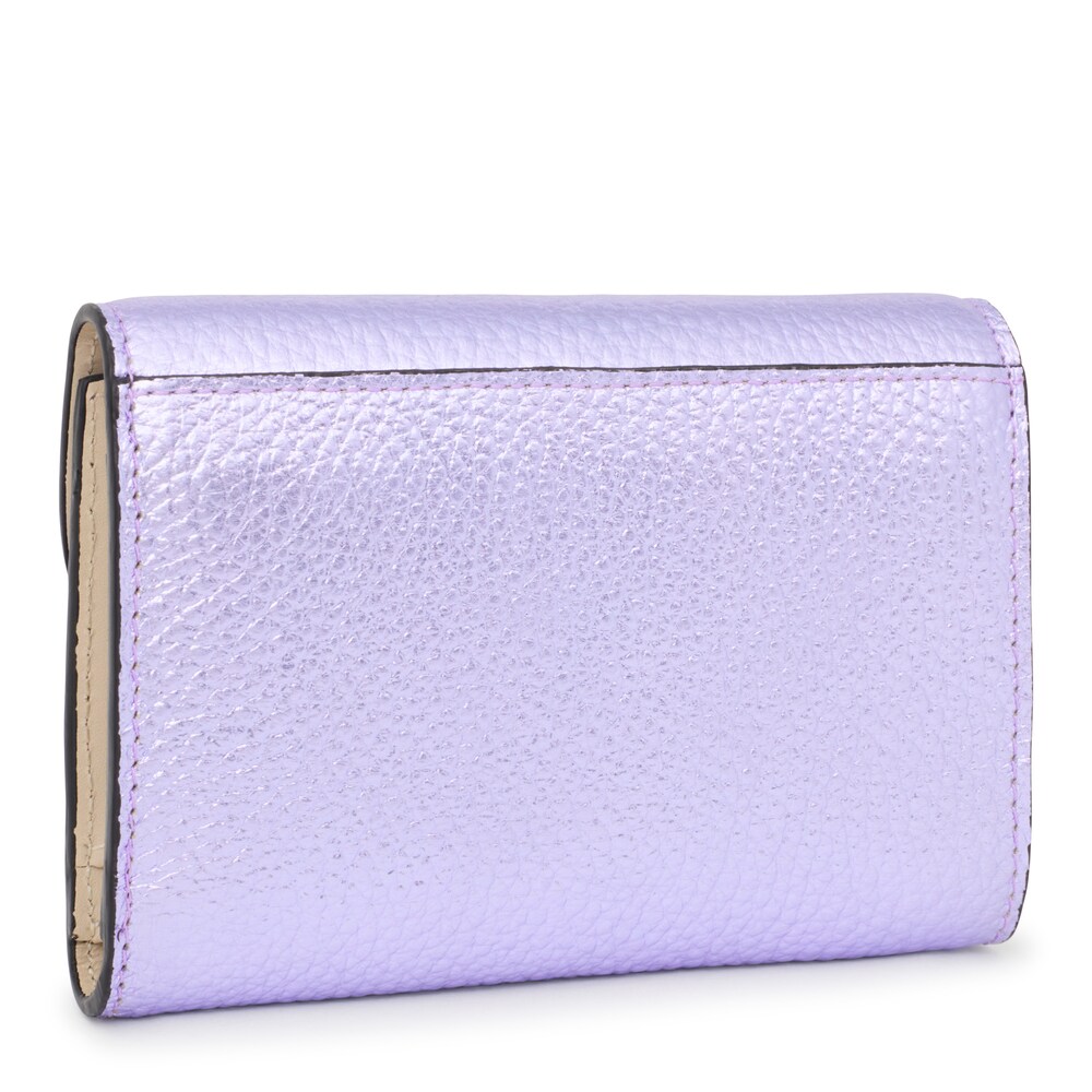 Lilac-colored leather TOUS Empire Card wallet | TOUS