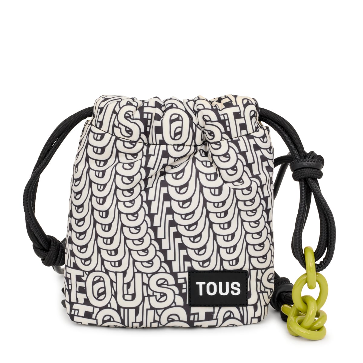 Mini bolso blanco y negro TOUS Cloud Soft | TOUS