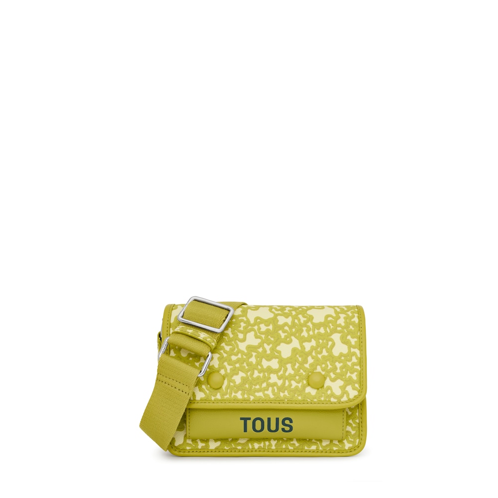 Small lime green Kaos Mini Evolution Audree Crossbody bag | TOUS