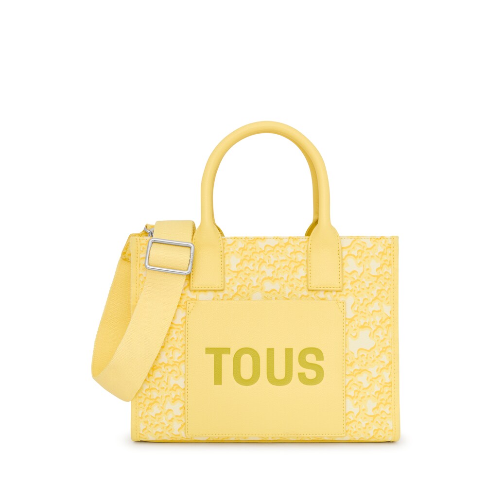 Medium yellow Kaos Mini Evolution Amaya Shopping bag | TOUS