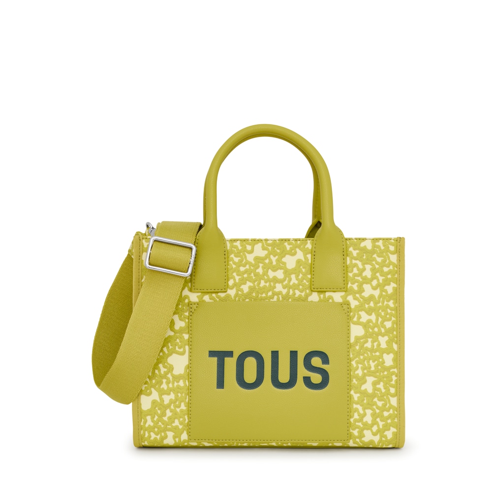 Medium lime green Kaos Mini Evolution Amaya Shopping bag | TOUS