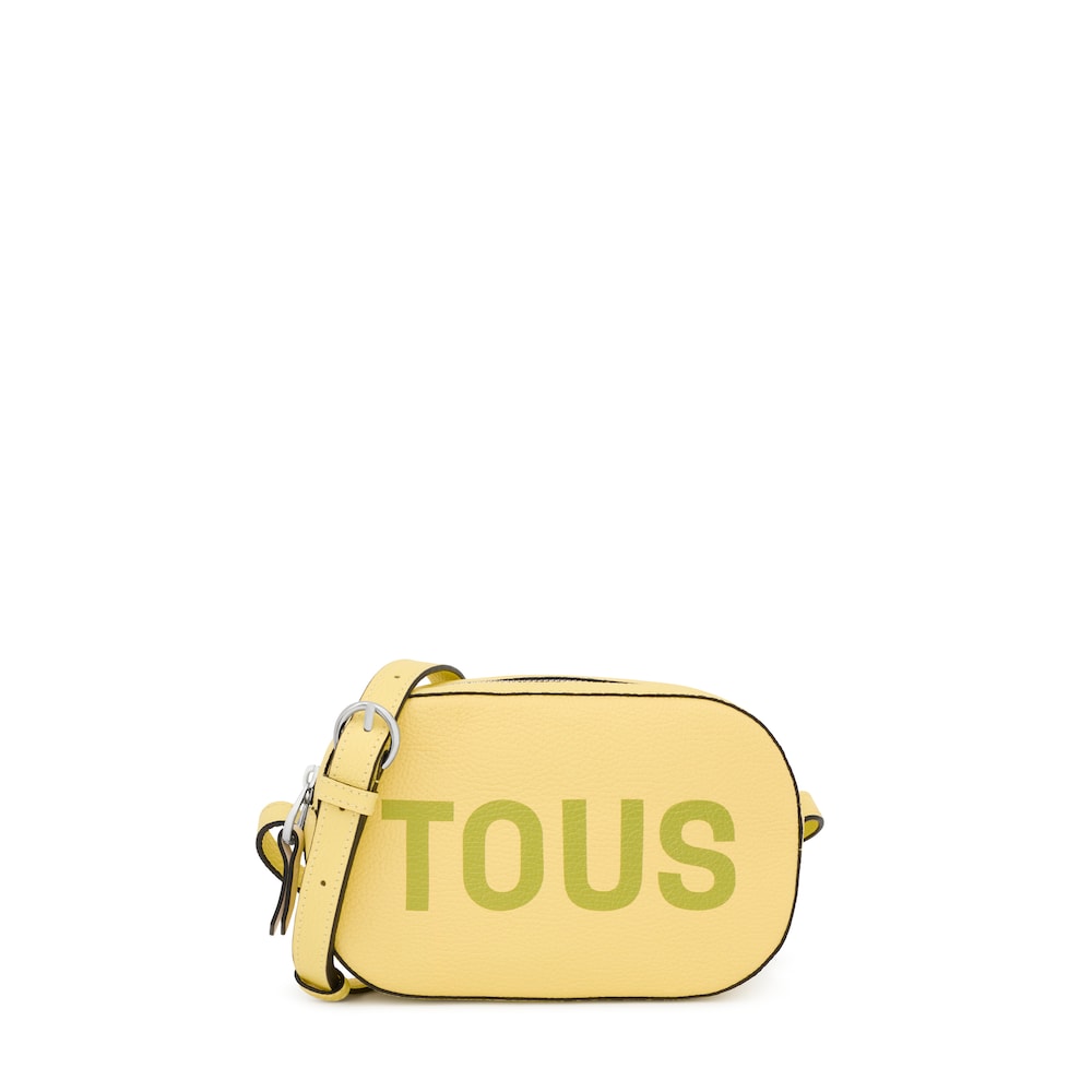 Yellow leather TOUS Logo Lynn Crossbody bag | TOUS