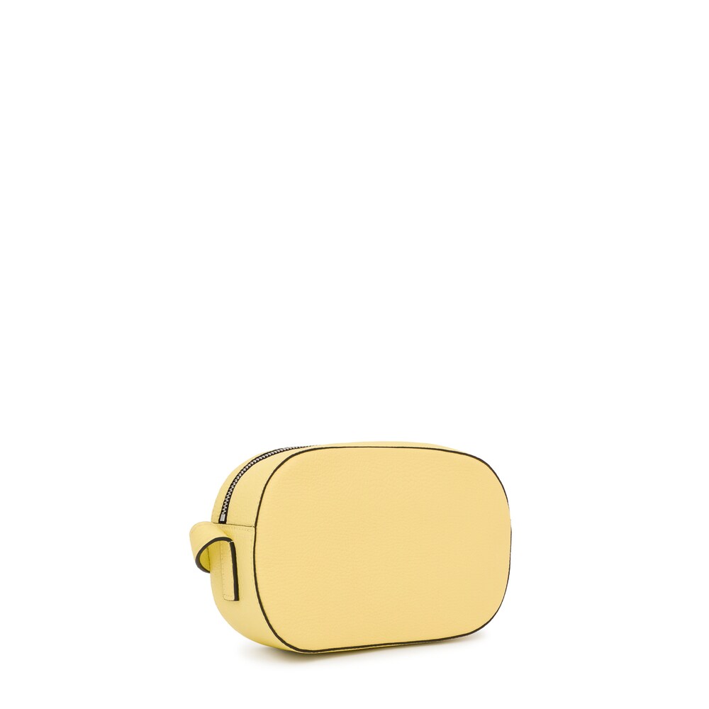 Yellow leather TOUS Logo Lynn Crossbody bag | TOUS