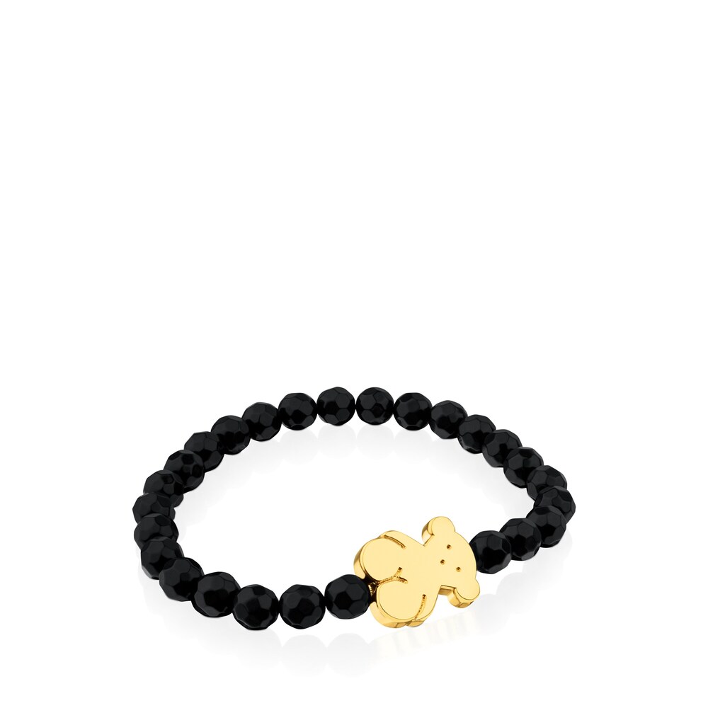 Vermeil Silver and Onyx Sweet Dolls Bracelet