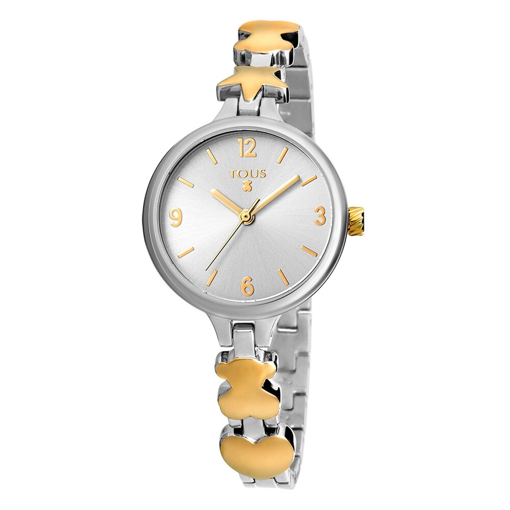 Two-tone Dreamy watch in gold IP steel | TOUS