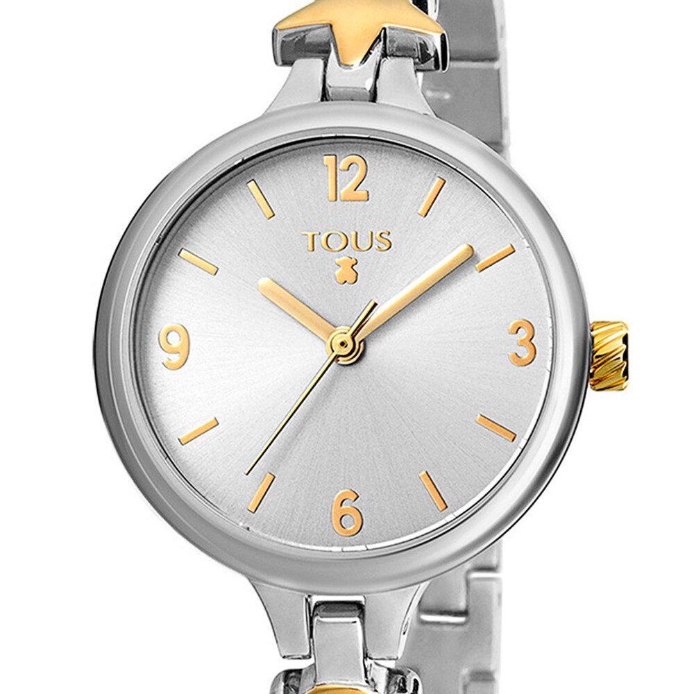 Two-tone Dreamy watch in gold IP steel | TOUS