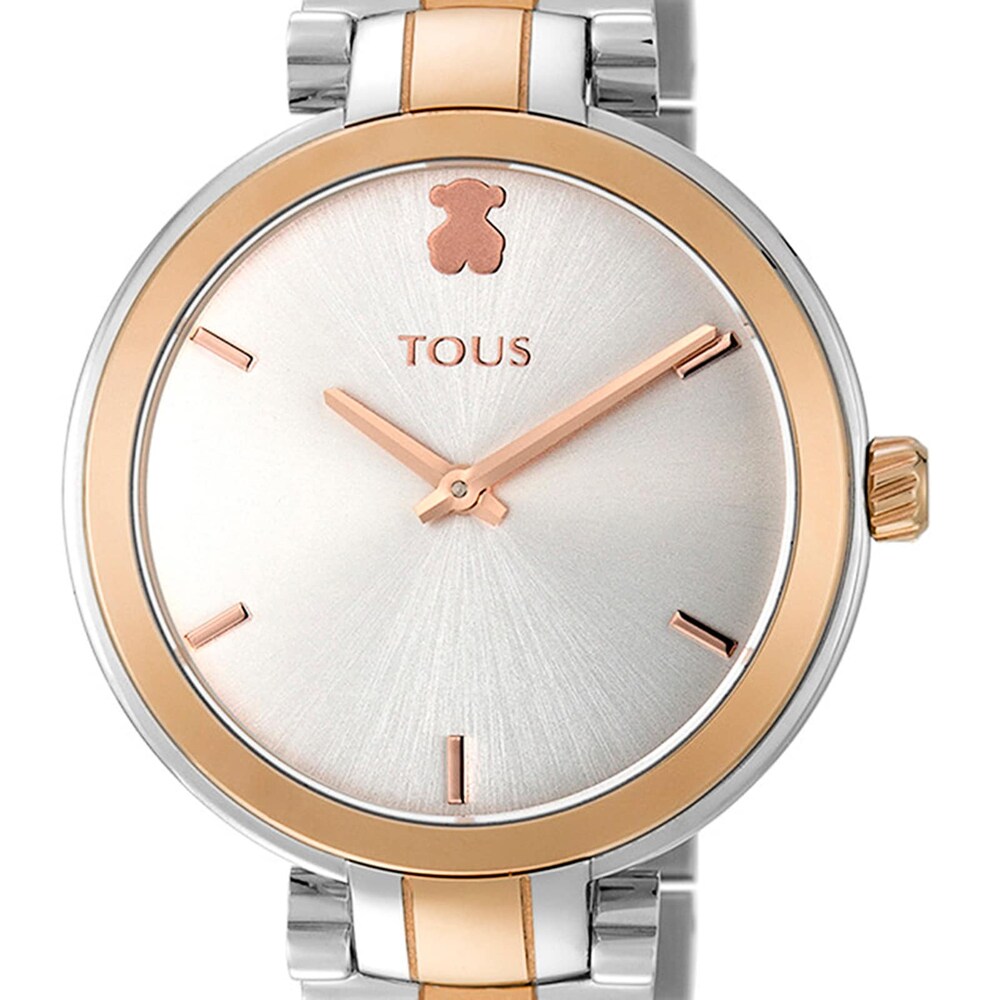 Two-tone pink IP-Steel Julie Watch | TOUS