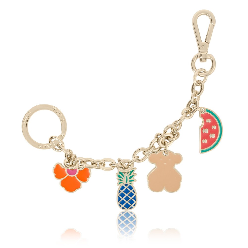 Multicoloured Fruit Chain Keyring | TOUS