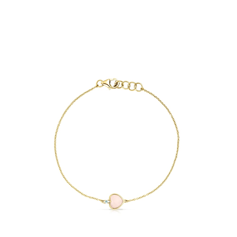 Gold TOUS Color Bracelet with Opal and Topaz | TOUS