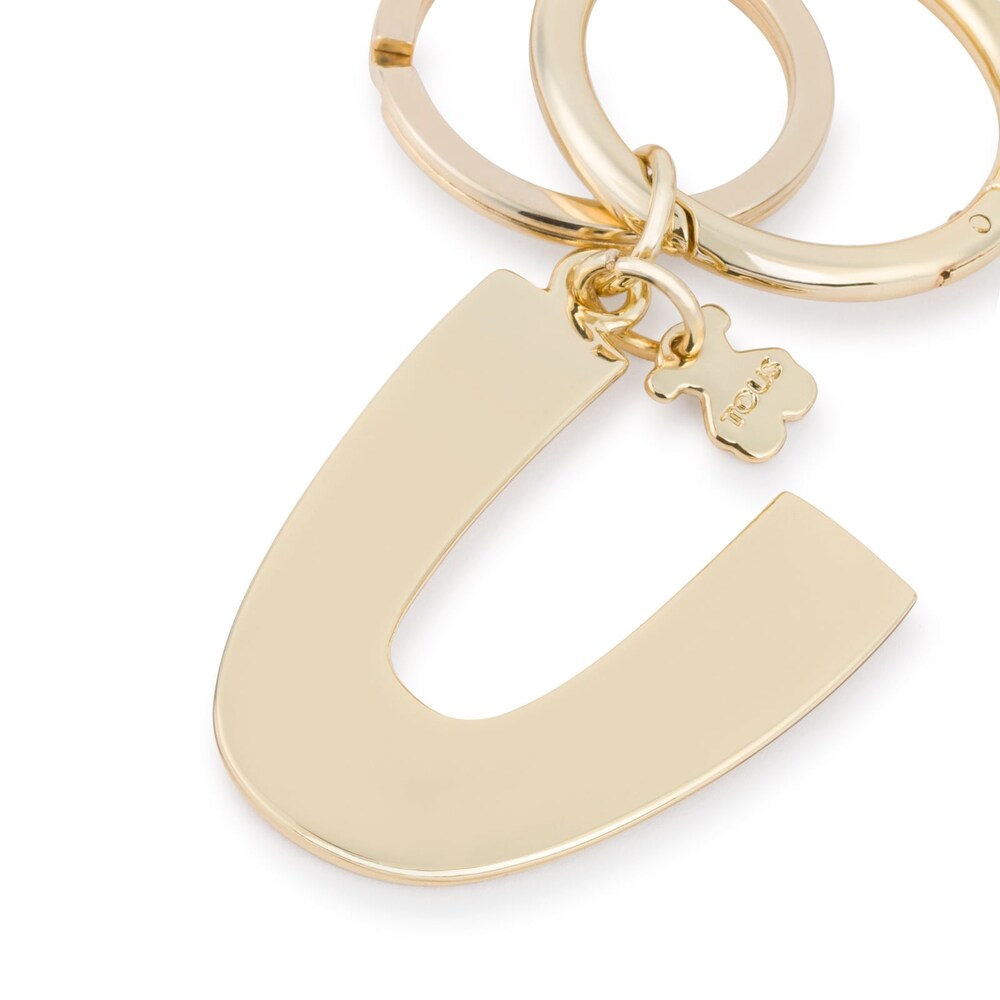 Touscedario Letter V Key ring | TOUS