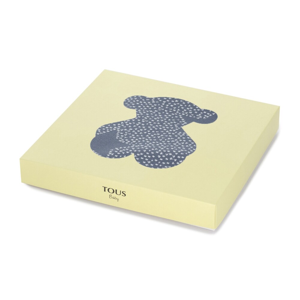 Nile iconic Tous reversible blanket in Navy Blue | TOUS