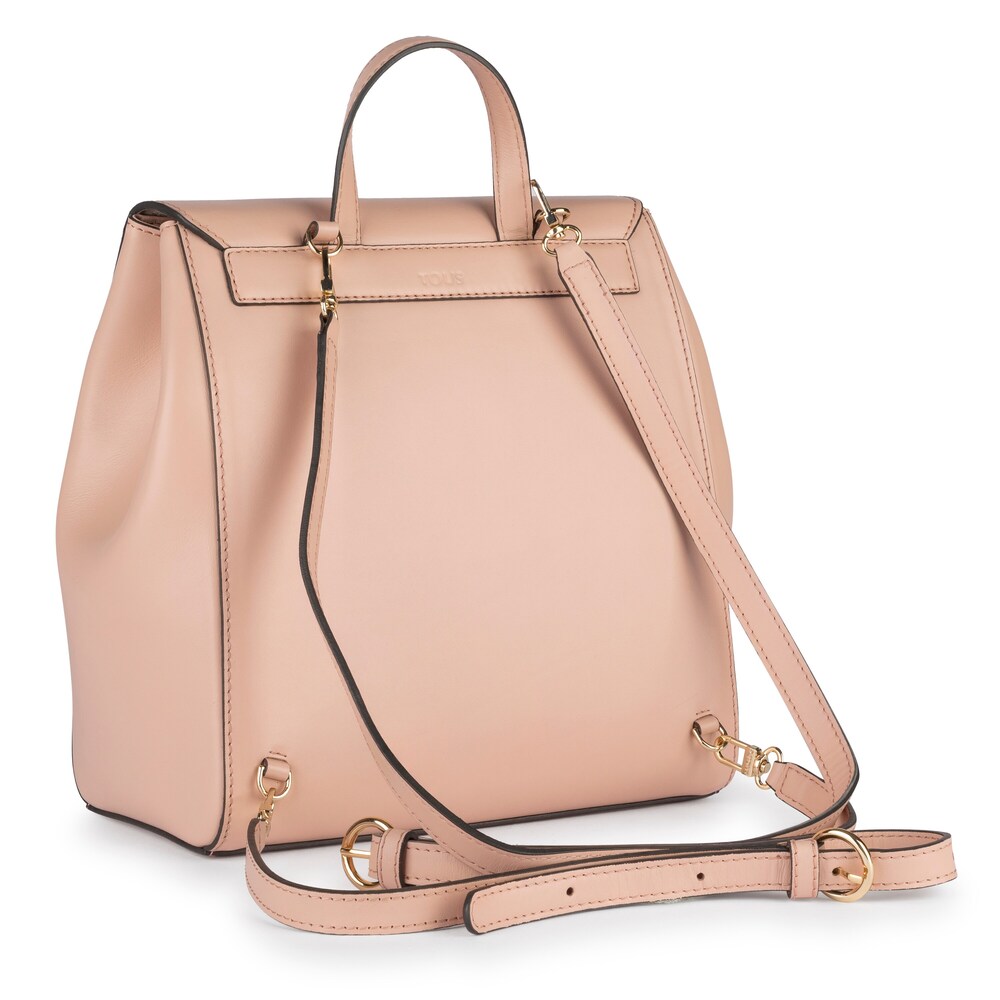 Pink Leather Liz Backpack | TOUS